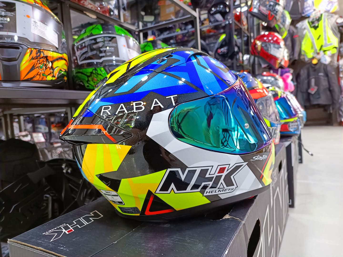 NHK TITO RABAT SPECIAL EDITION 💥 🔥 หมวกกันน็อคลายนักแข่ง มาพร้อมแว่นกัน ...