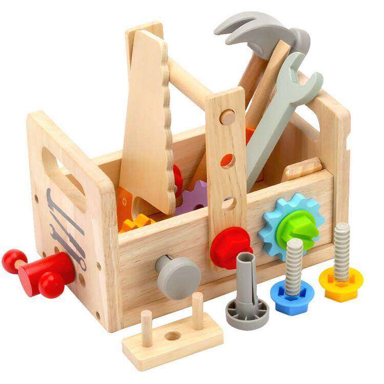 Tool Set for Toddlers Activity Cube Kid Tool Playset for Fine Motor ...