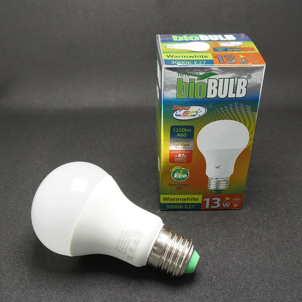 หลอดไฟ LED Bulb 13W E27 แสงวอมไวท์ BIOBULB | Lazada.co.th