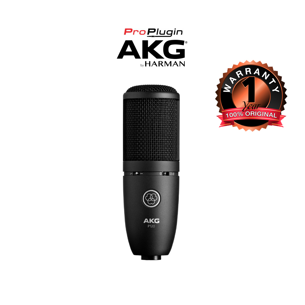AKG P120 Condenser Studio Microphone ไมโครโฟนบันทึกเสียง คุณภาพสูง (ProPlugin) | Lazada.co.th