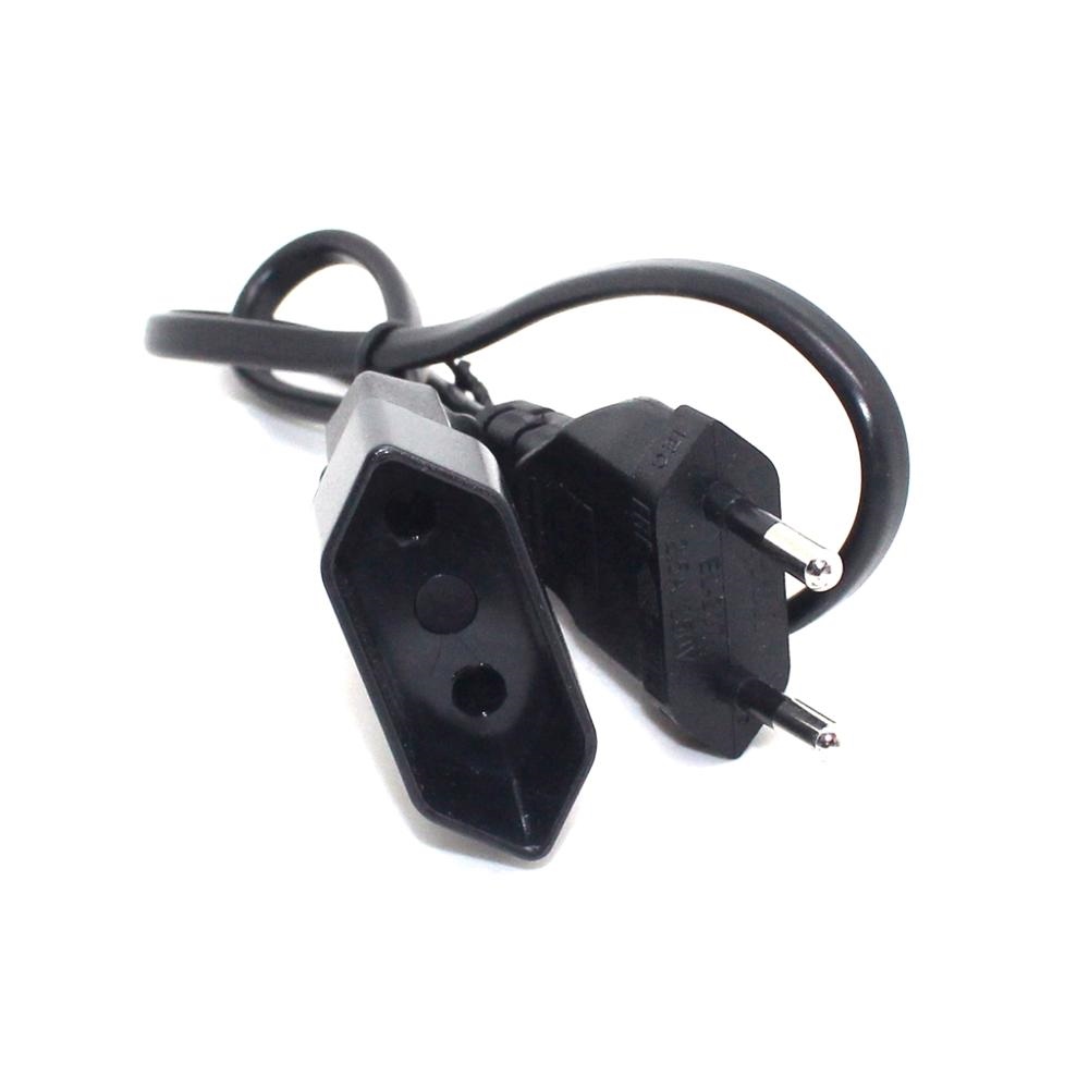 5m European Russia Male to Female Power Extension Cord EU 2 Prong VDE ...