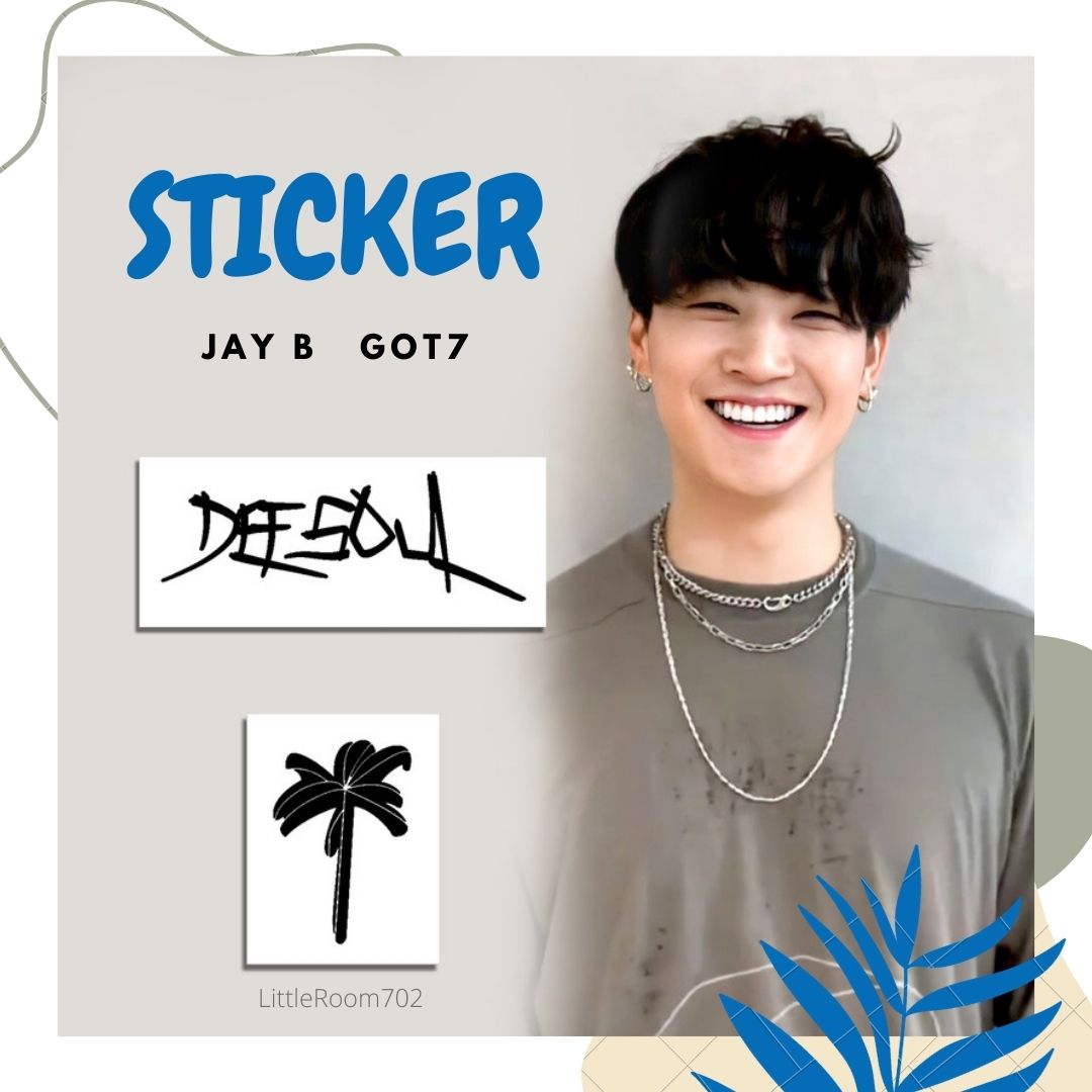 JB4 Def Soul Collection สติกเกอร์ 2 ชิ้น ไดคัท Jay B เจบี jaebeom เนื้อ ...