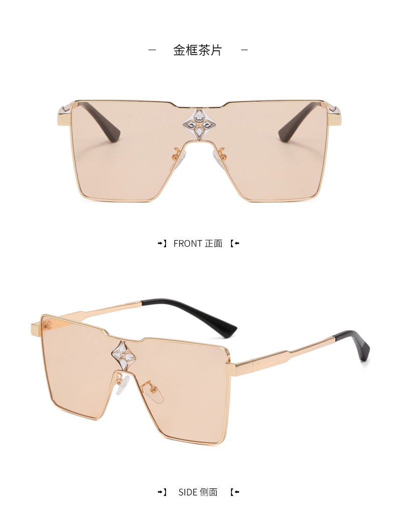 （HOT) แว่นตากันแดดผู้ชายทรงเดียวกันกรอบใหญ่สไตล์ยุโรปและอเมริกาแว่นกัน ...