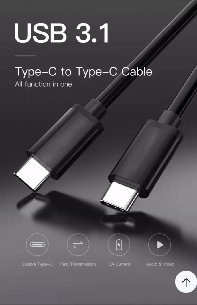 สายชาร์จSamsung Type c to Type c สายชาร์จซัมซุง Type c ทั้ง2ด้าน PD ...