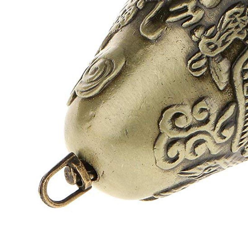 Mini-feng Shui Chinese Dragon Charm Bell And Phoenix Figure Decor - BMK ...