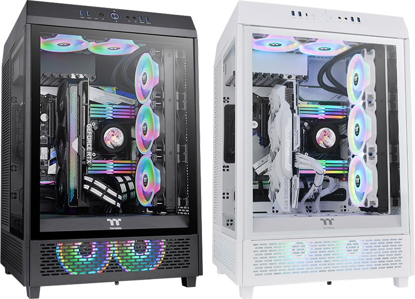 Thermaltake Tower 500 Vertical Mid-Tower Computer Chassis Supports E ...