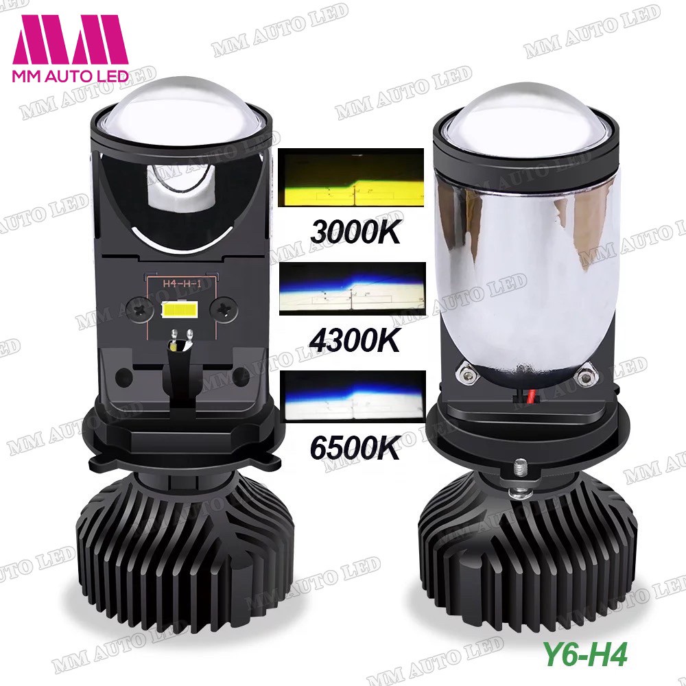 ไฟหน้าLED Y6D( รับประกัน 1 ปี 45W 6500K 16000LM ) มีขั้ว H4 - MMAUTOLED ...