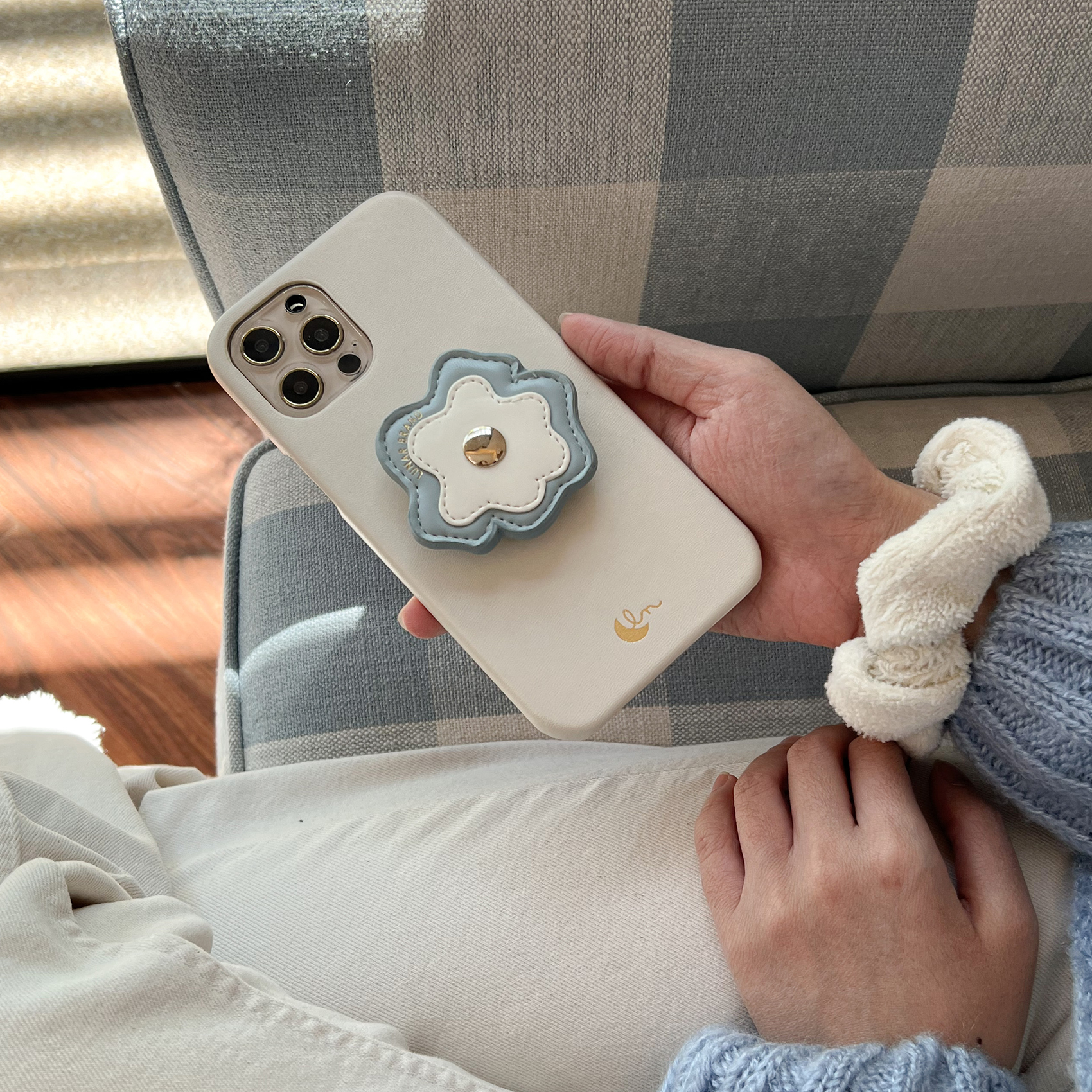 Forget me not - Vegan Leather Griptok Lunar Brand - Lunar.Brand - ThaiPick