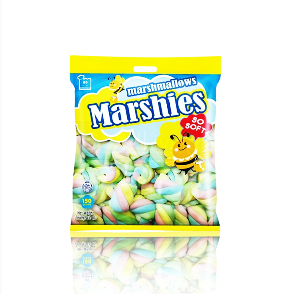มาร์ชแมลโลว์ ของ มาร์ชี่ Marshmallows Marshies ตรา Markenburg ขนาด 150 ...