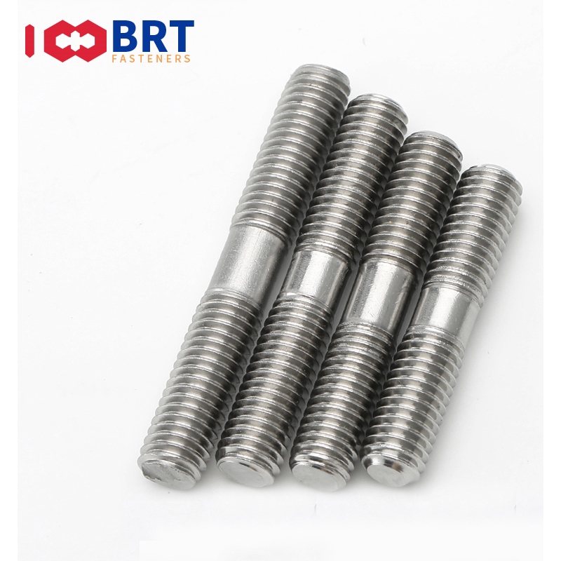 M6 M8 Stud Bolts 304 Stainless Steel Dual Head Thread Rod Metric ...