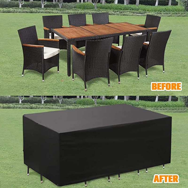 210D Oxford Cloth Outdoor Patio Waterproof Covers for Furniture Table ...