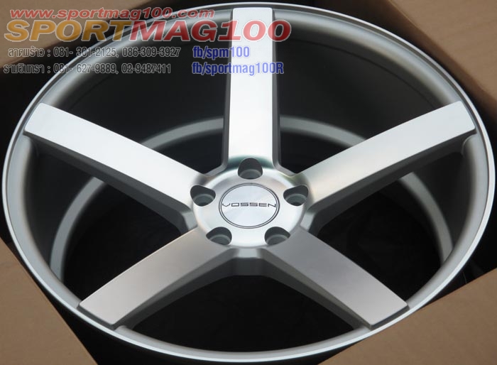 แม็กซ์ใหม่ DPE CS7 สีเงินหน้าเงาขอบโครเมี่ยม ขนาด 8.5-20นื้ว 5รู120 ...