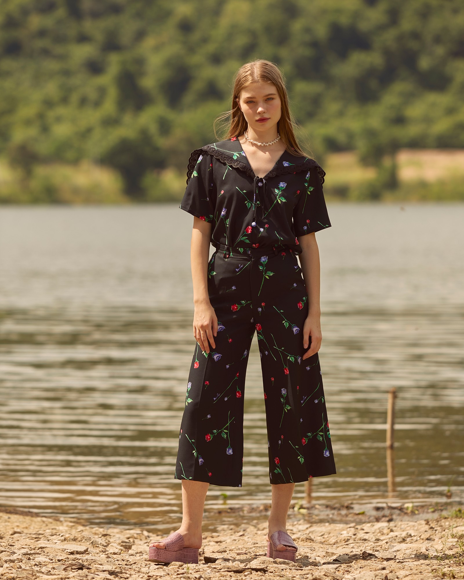 (PRE-ORDER 2 สัปดาห์) Danita - Wild Rose Pants - Danita - ThaiPick