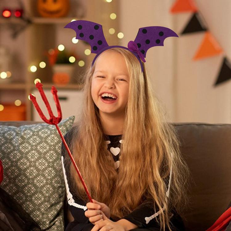 Bat Wing Headband Bat Wings Hair Hoop Halloween Costume Accessories ...