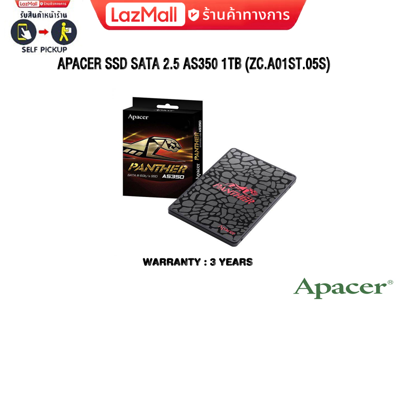 APACER SSD SATA 2.5 AS350 1TB (ZC.A01ST.05S)/ประกัน 3 Years | Lazada.co.th