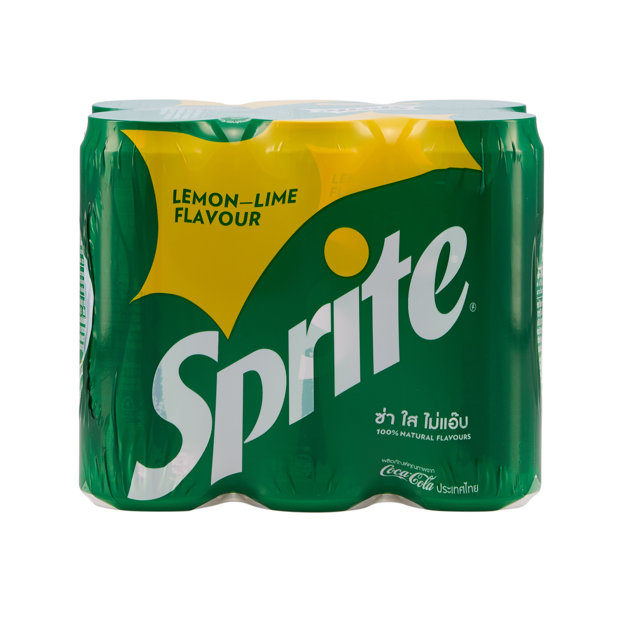 สไปรท์ น้ำอัดลม 325 มล. 6 กระป๋อง Sprite Soft Drink Original 325ml Pack ...