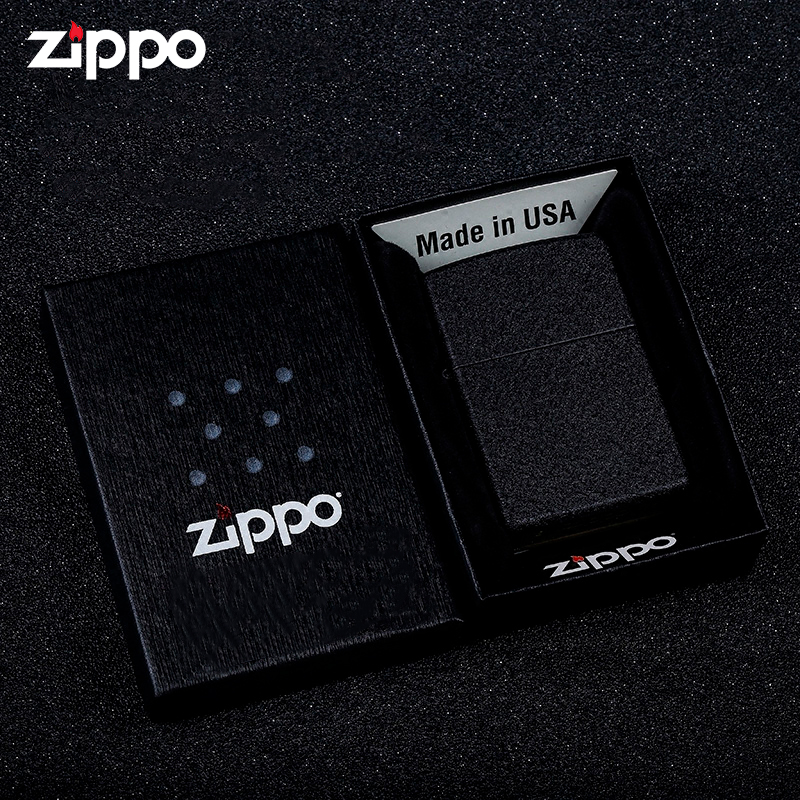 Zippo Classic Black Crackle Windproof Pocket Lighter Zippo 236 - Zippo ...