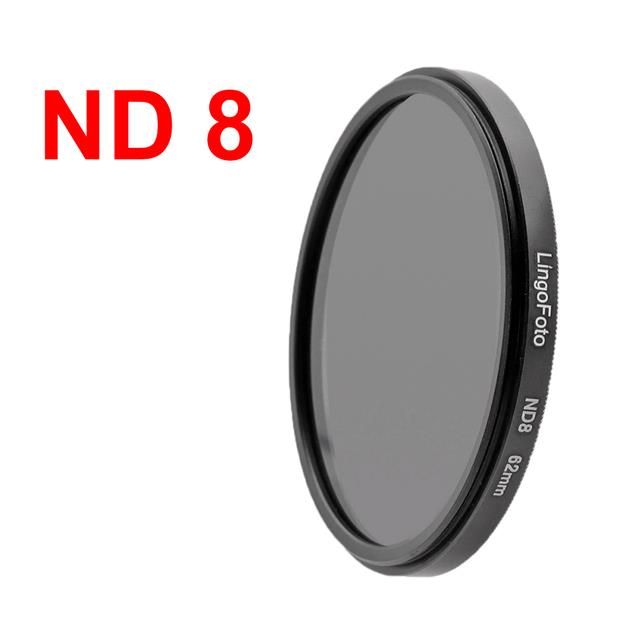 ND2 / ND4 / ND8 Neutral Density Filter Universal 37 40.5 43 46 49 52 55 ...