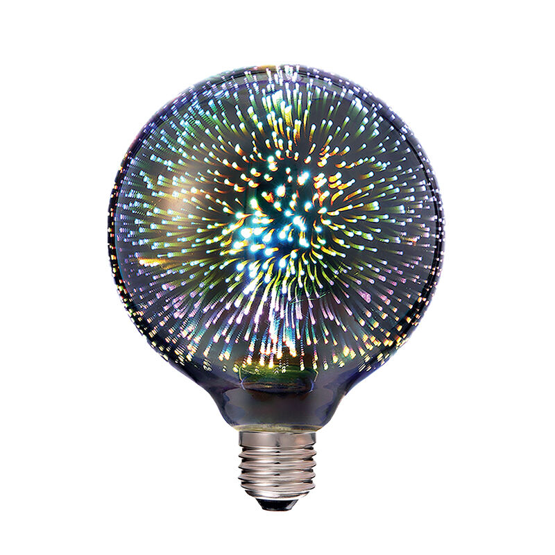 หลอดไฟ3D LED LED (E27,5W) HI-TEK HLLG95005F G95 FIREWORKS 5W 3D ...