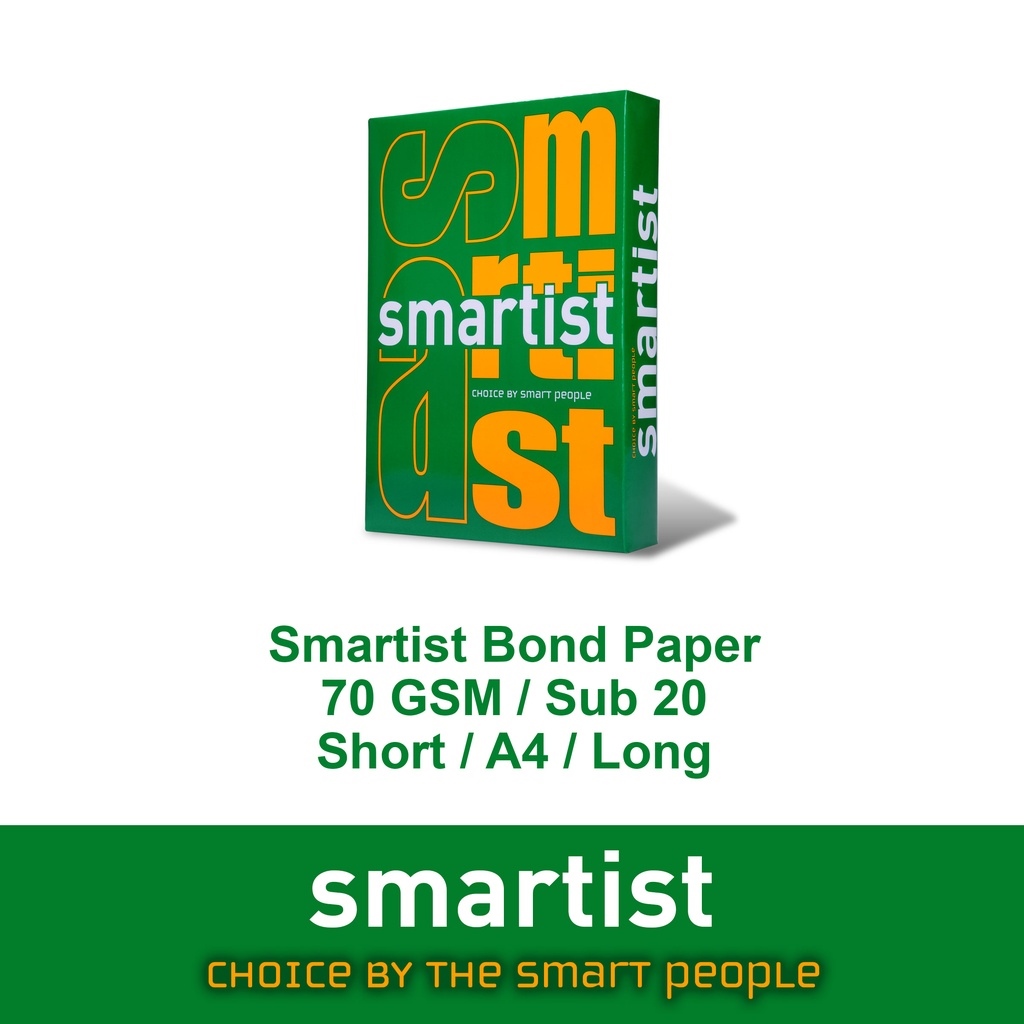 ♨ SMARTIST 70 แกรม by Double A : Photocopy paper กระดาษถ่ายเอกสาร A4 70 ...