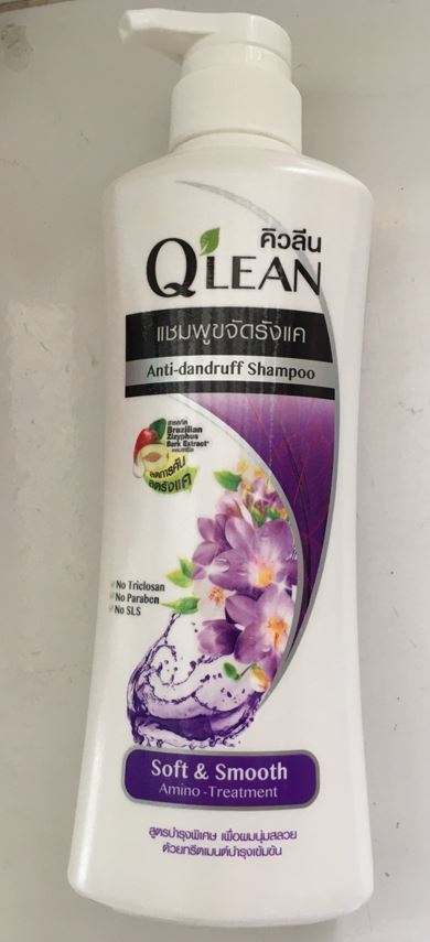 คิวลีน แชมพูขจัดรังแค Q'lean QLEAN Anti-dandruff shampoo 340 ml. 1pc. - กานพลู - ThaiPick