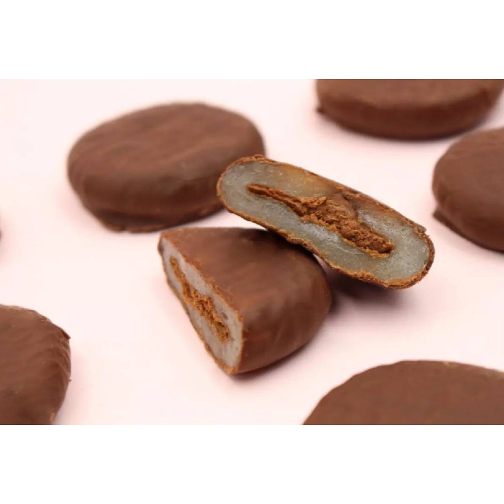 ขนมนำเข้า ขนมซัลต๊อกพาย chaltteok pie ช็อกโก้พายสอดไส้ต๊อกเกาหลี lotte ...