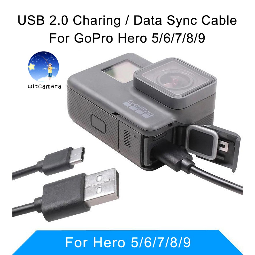 SALE" USB 2.0 Charging/Data Sync Cable for GoPro Hero 5/6/7/8/9 - สาย ...