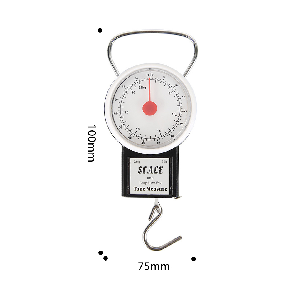 Portable Mini 22kg50lb Hanging Scale Balance Fish Hook Weighing Balance ...