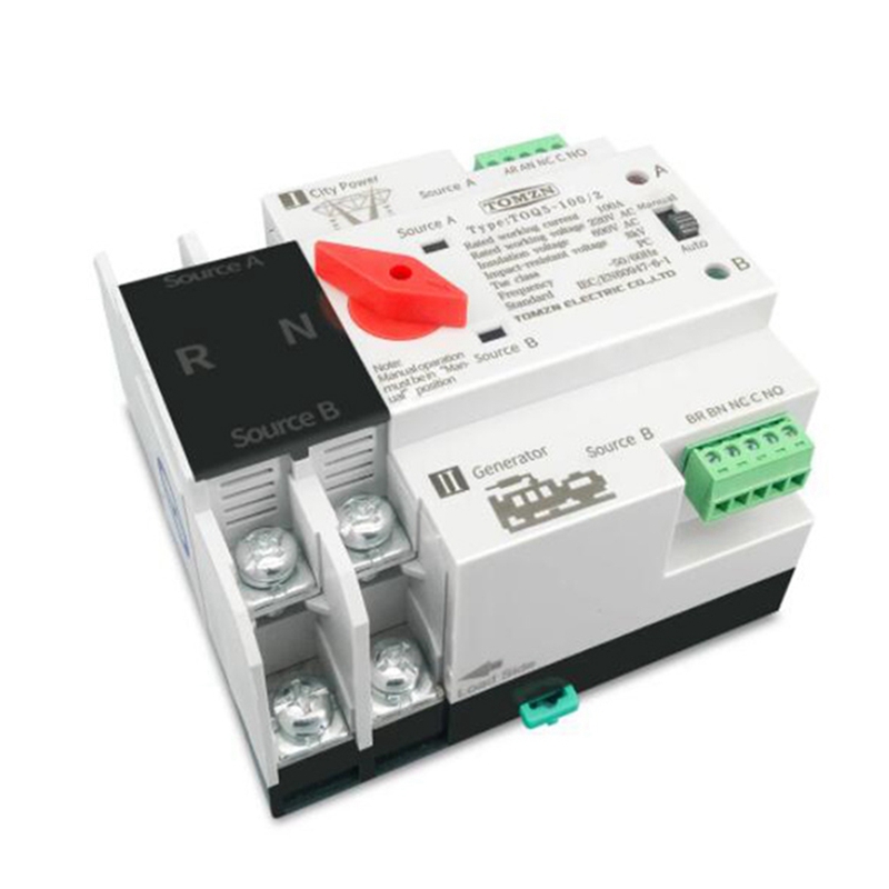 ATS Automatic Dual Power Transfer Switch 2P 63A สวิตซ์สลับแหล่งจ่ายไฟ ...