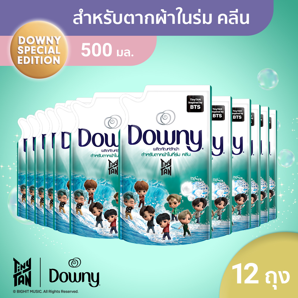 [ใหม่] Downy ดาวน์นี่ น้ำยาซักผ้า TinyTan 500 มล Laundry 500 ml x12 - P&G Official Shop - ThaiPick