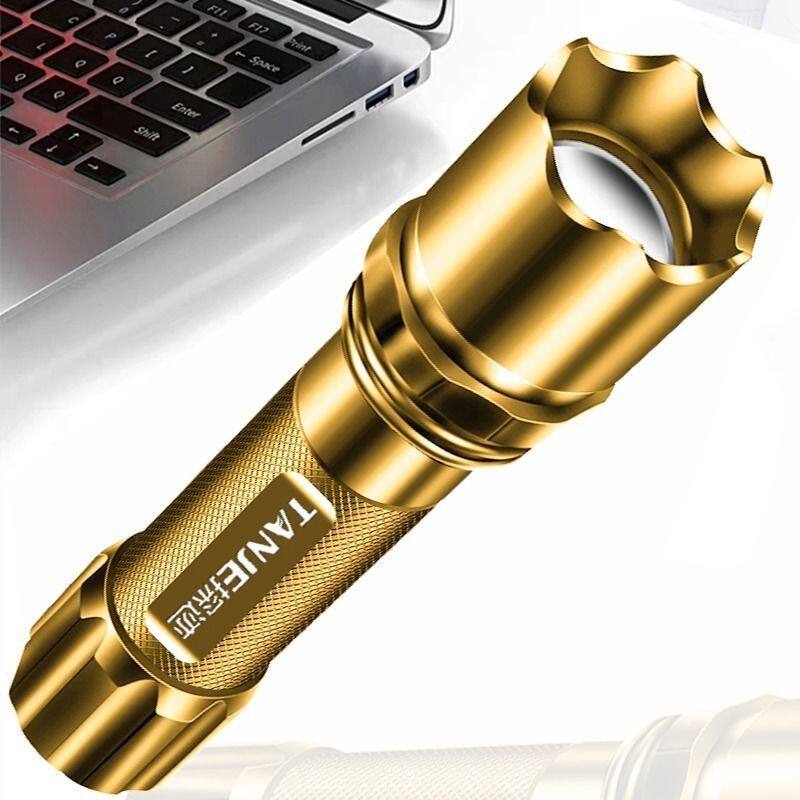 TANJEไฟฉายแรงสูง ไฟฉาย2in1 ไฟฉายอเนกประสงค์ ไฟฉายสว่างแรงสูง ไฟฉายUSB ...