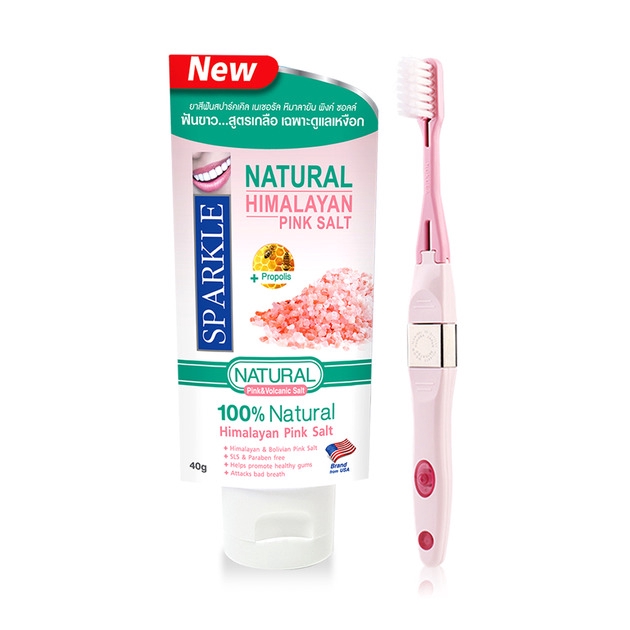 Sparkle Natural Himalayan Pink Salt Toothpaste 40g. ผลิตภัณฑ์ดูแลสำหรับ ...