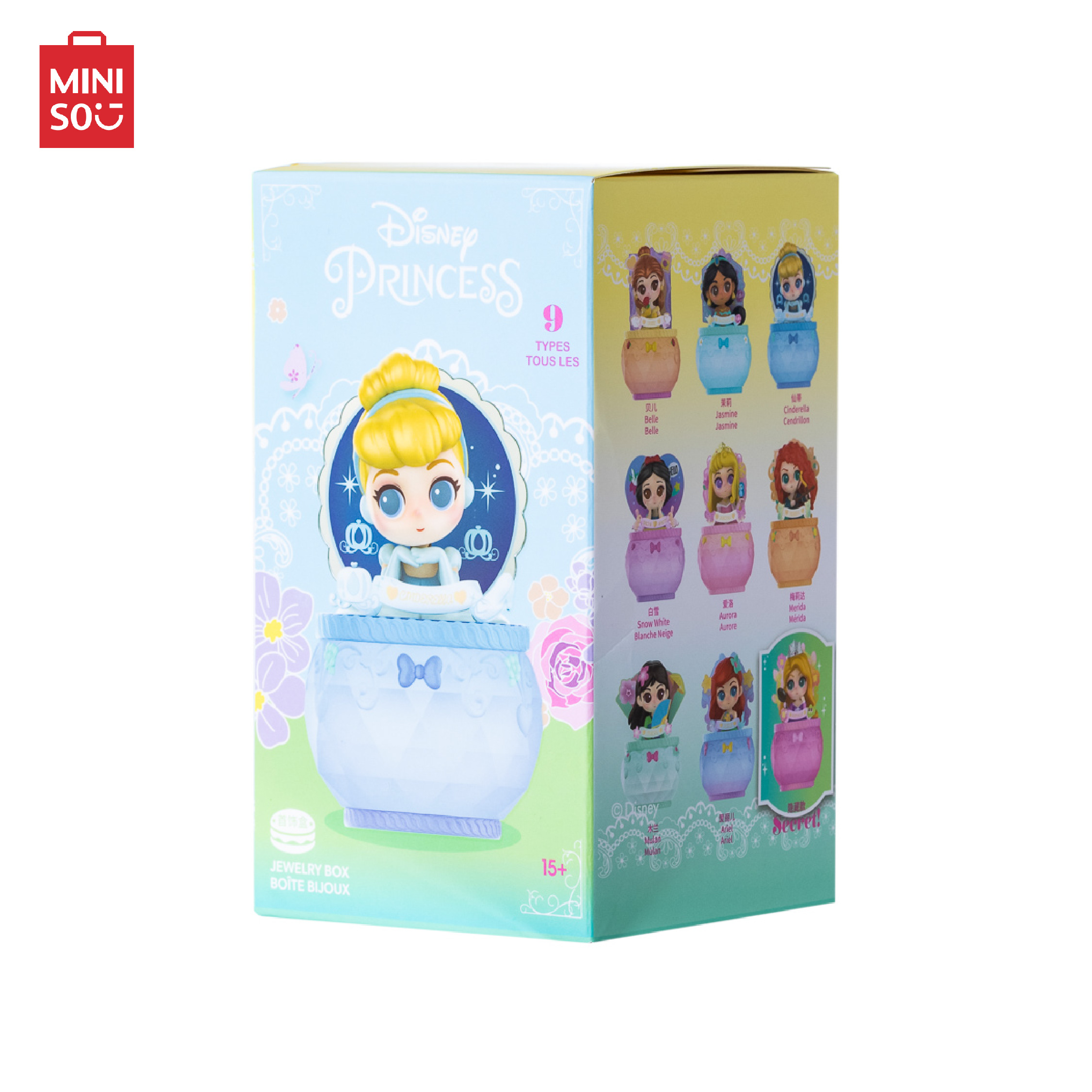 MINISO กล่องมหัศจรรย์ Disney Princess Series Dream and Flower Theme ...