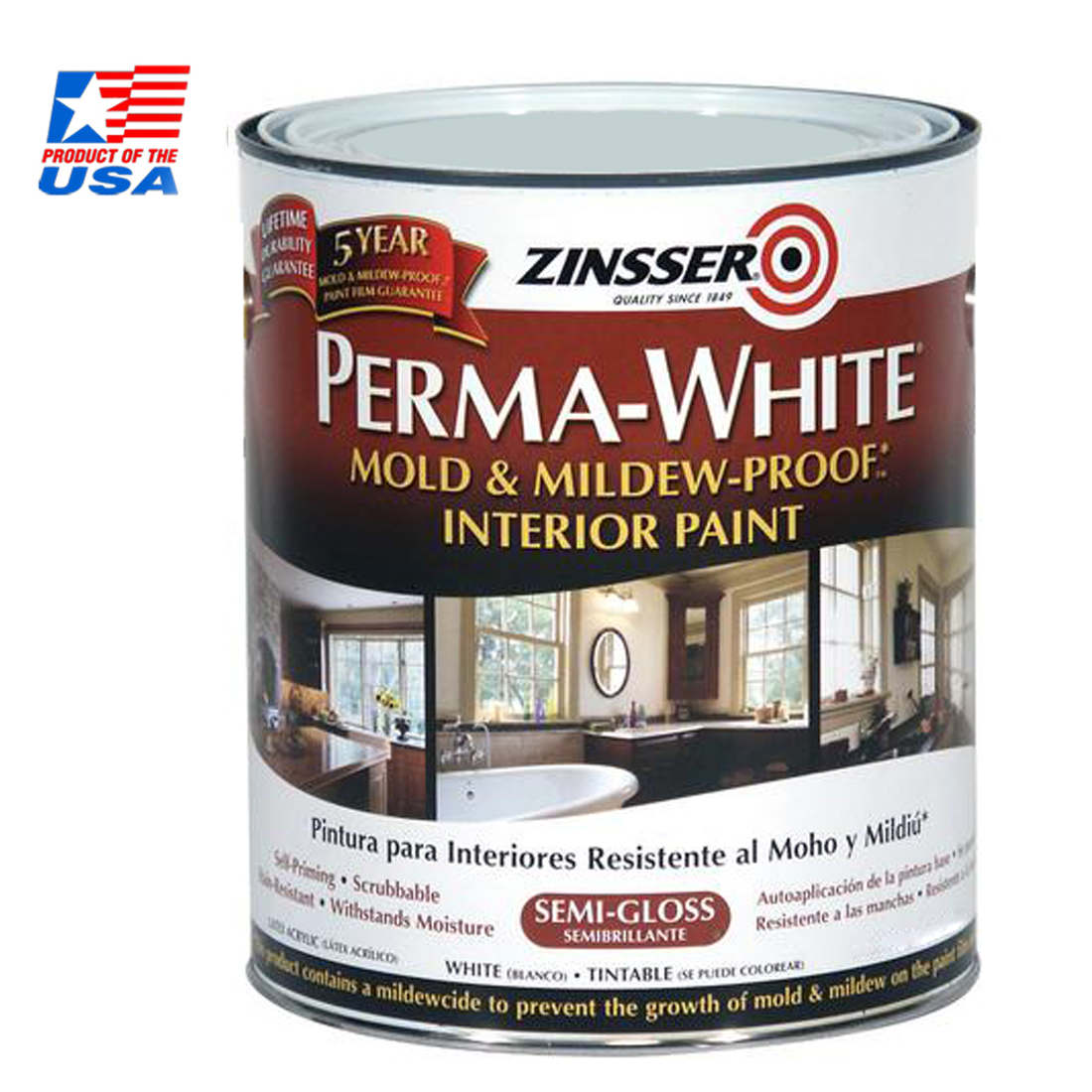 PERMA-WHITE™ Mold & Mildew-Proof™ (0.946L) - สีรองพื้นป้องกันเชื้อรา ...
