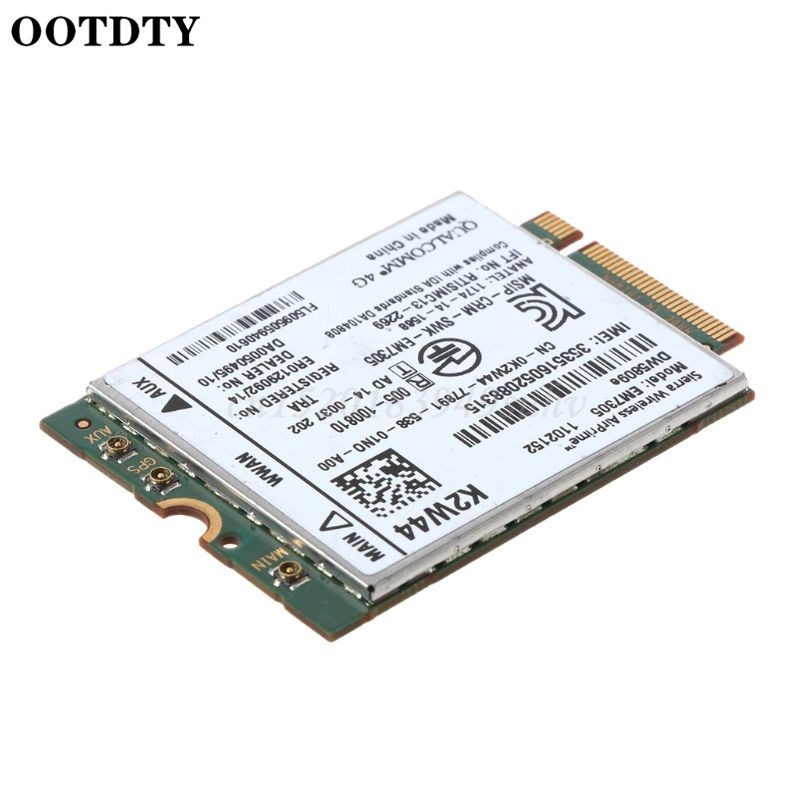 Wireless EM7305 DW5809E K2W44 M.2 4G Module 100M LTE WWAN Card Wireless ...