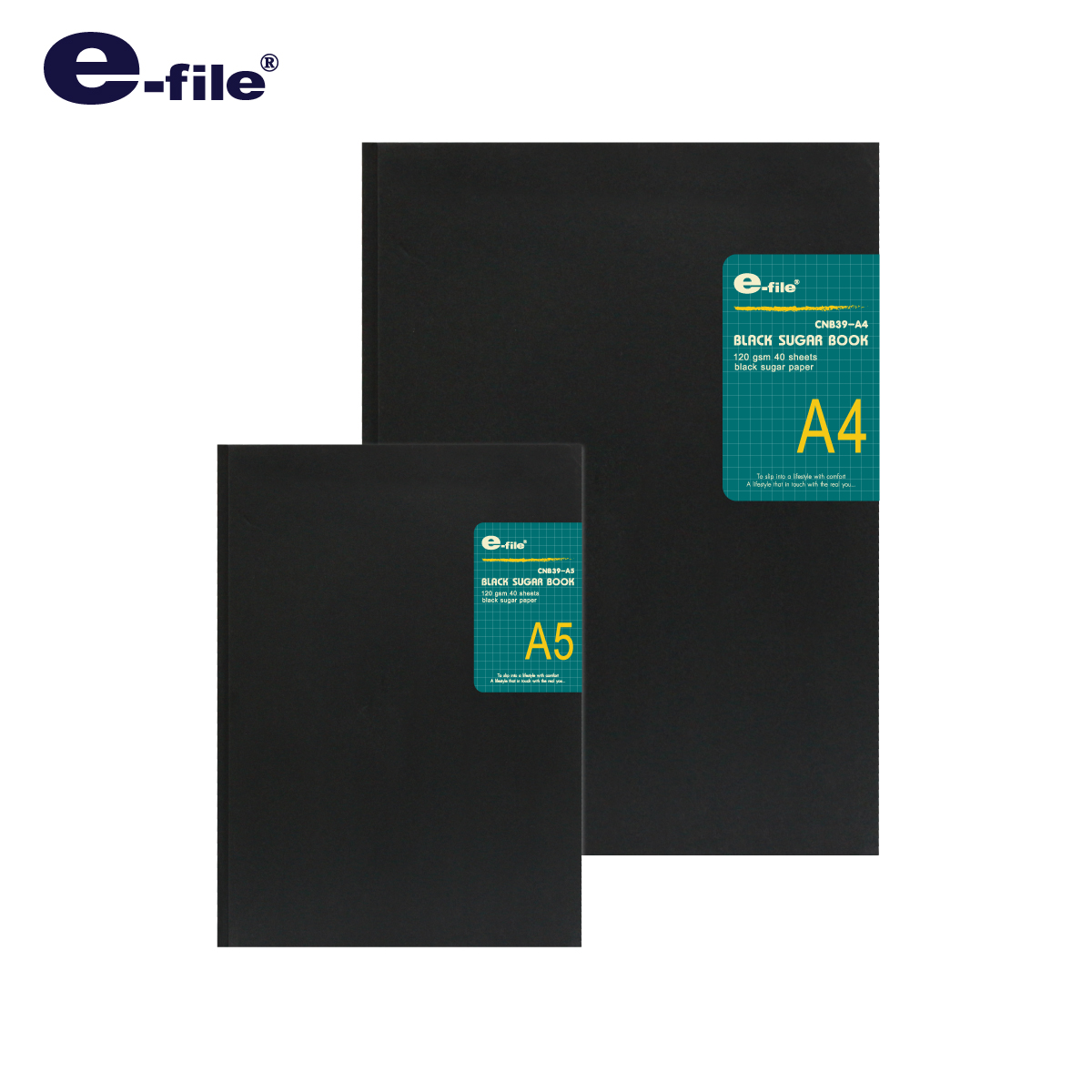 e-file (อี-ไฟล์) สมุดแบล็ค ชูการ์บุ๊ค กระดาษดำ รหัส CNB39 - Sakura ...