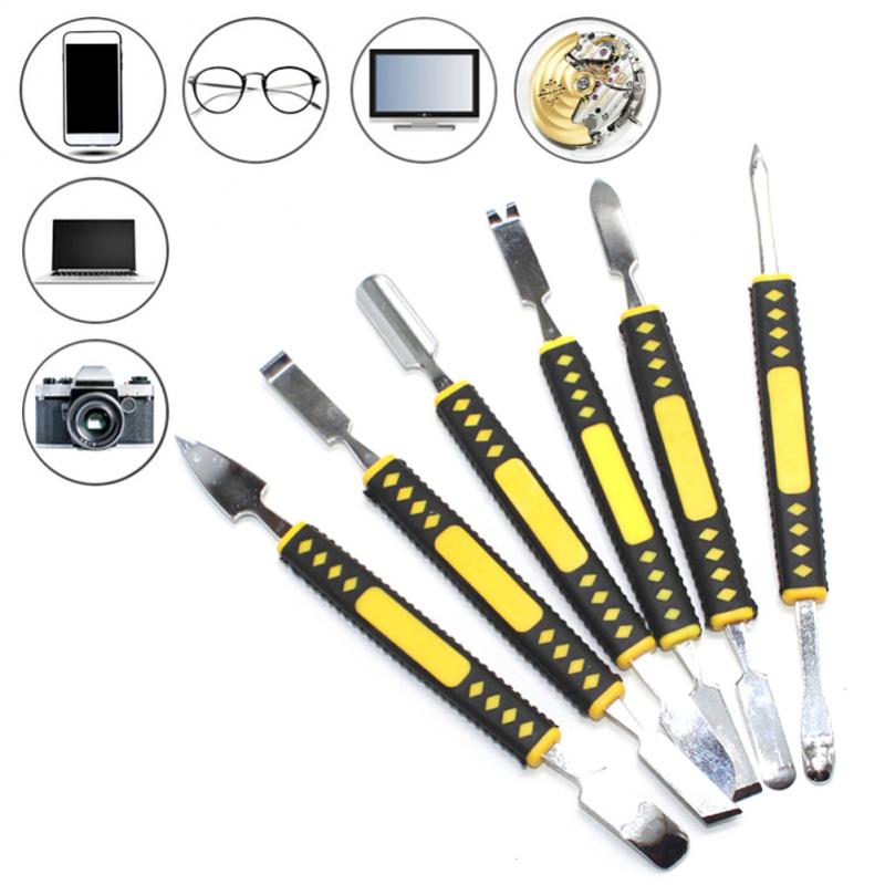 Metal Crowbar 6-Piece Set Boot Stick Mobile Phone Digital Home Appliance Disassemble Tool Bottle ...