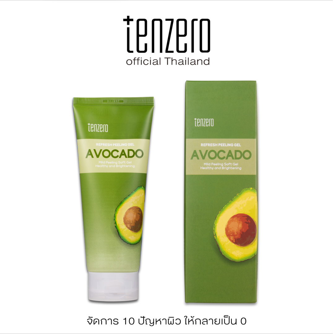 TENZERO REFRESH PEELING GEL AVOCADO 180ml เท็นซีโร่ รีเฟรช พีลลิ่ง เจล ผลิตภัณฑ์ผลัดเซลล์ผิว ...