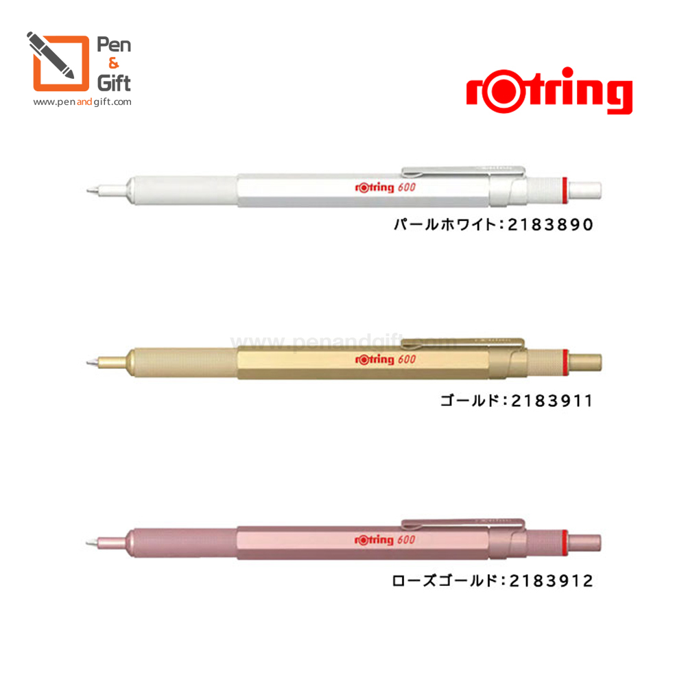 ปากกาลูกลื่น Rotring 600 Series ปากกาเขียนแบบ ขนาด 0.1 - Rotring ...