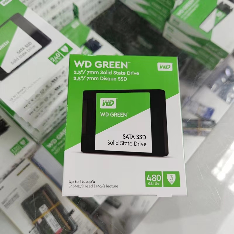 【จัดส่งจากกรุงเทพ】WD GREEN SSD 120GB 240GB 480GB 960GB SATA 3 2.5" 500r ...