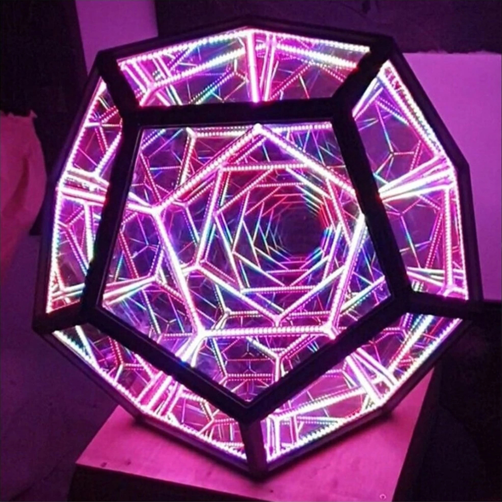 2021 Infinity Dodecahedron Creative Cool Color Art Light Night Light ...