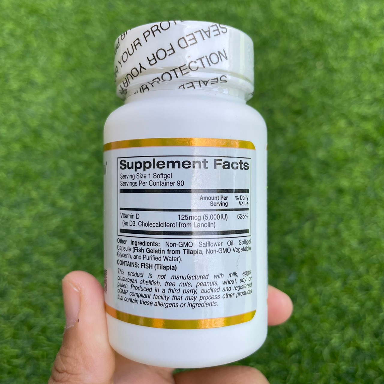 [Exp2024] วิตามินดี3 California Gold Nutrition Vitamin D3 125 mcg ...