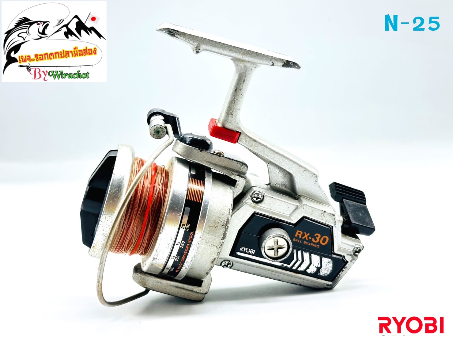 รอก รอกญี่ปุ่น รอกญี่ปุ่นมือ2 รอกตกปลา RYOBI RX-30 (N-25) ญี่ปุ่นมือสอง ...