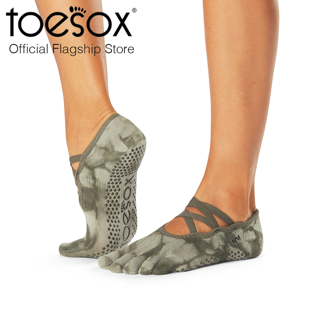 Fall 2023 ToeSox Grip Full Toe Elle ถุงเท้ากันลื่น ปิดนิ้วเท้า พิลาทิส ...