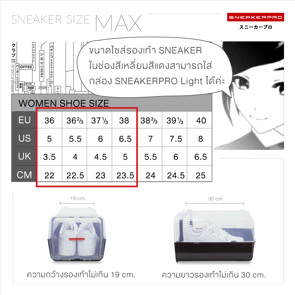 ใหม่!! Sneakerpro Black Light เซต 10 แถม 2 ชิ้น Sneakerpro กล่องรองเท้า แบบใหม่ ด้านบนกล่องใส ...