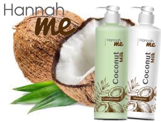 Hannah Me Coconut Oil Shampoo แชมพูน้ำมันมะพร้าวสกัดเย็น ฮันน่ามี 250 ...