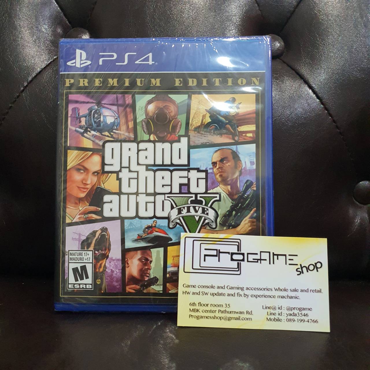(มือหนึ่ง) GTA V PS4 Premium edition โซน 1 - Progame - ThaiPick