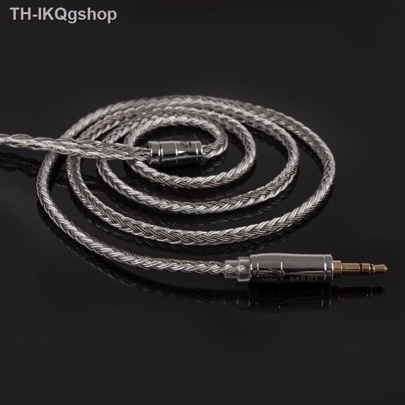 KBEAR 16 Core Silver Plated Balanced Cable 2.5/3.5/4.4MM With MMCX/2pin/QDC Connector Earphone ...