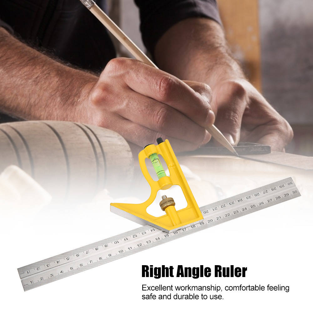 【สินค้าขายดี】Right Angle Ruler Multi-Directional Level Combination ...