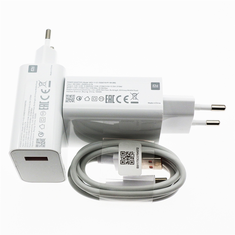 Xiaomi Redmi Note10 Pro Fast Charger QC3.0 33W Turbo Charge Adapter ...